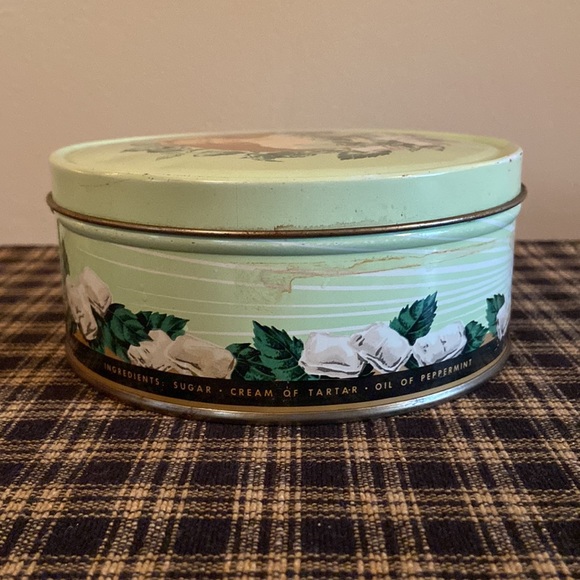 Vintage | Accents | Vintage Sparkling Mint Puffs Tin | Poshmark